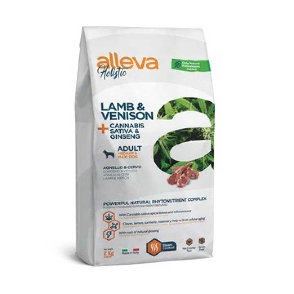 Alleva hrana za pse HOLISTIC Medium/Maxi Adult - jagnjetina i srnetina 2kg