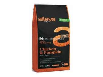 Alleva hrana za pse NATURAL Adult Medium - piletina i bundeva 2kg