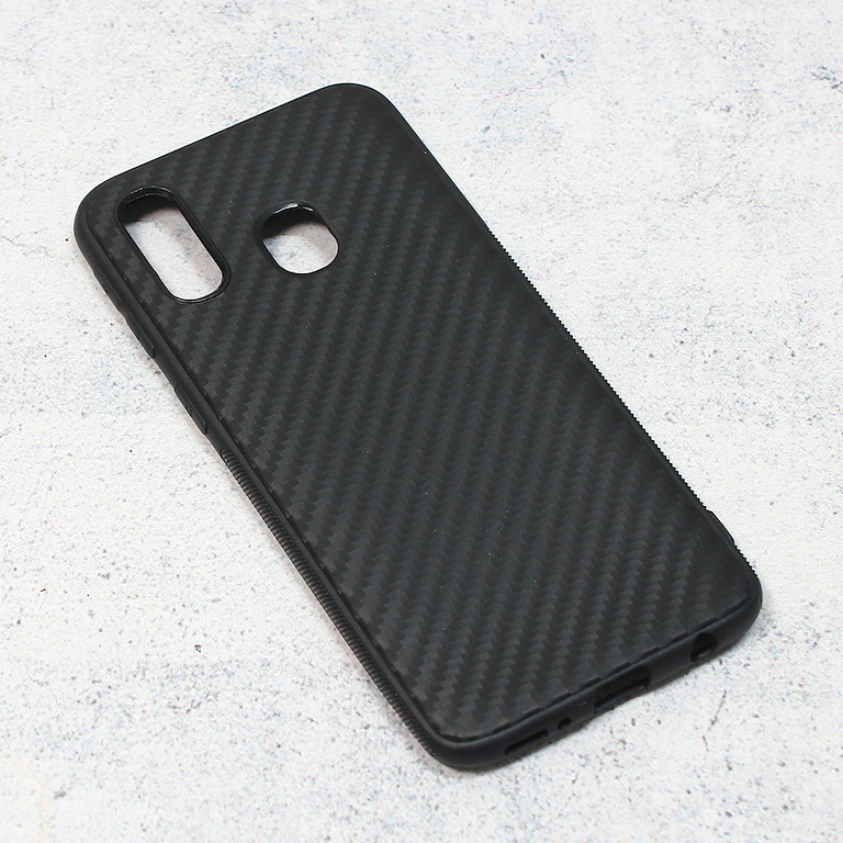 Maska Carbon fiber za Samsung A405F Galaxy A40 crna