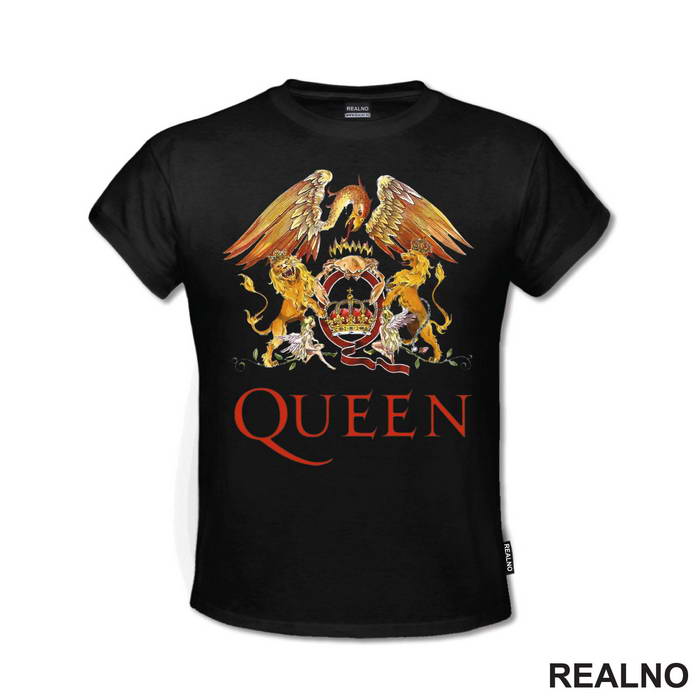 QUEEN - LOGO - MUZIKA - MAJICA