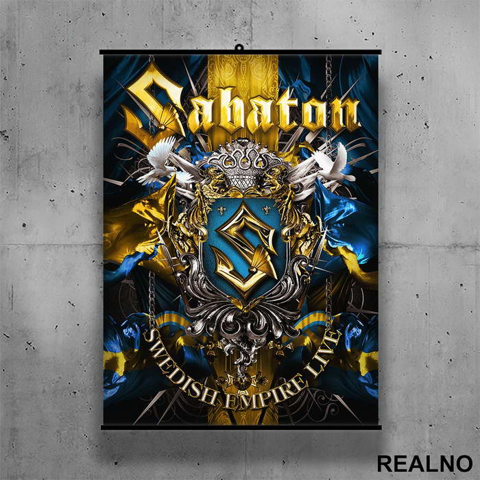 SABATON - MUZIKA - POSTER SA NOSAČEM