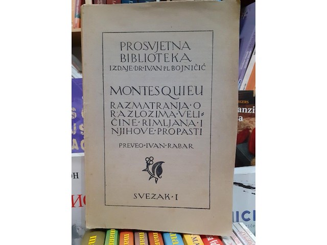 Razmatranja o razlozima veličine Rimljana