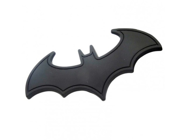 Batman 3D metalna nalepnica, (car sticker) crna