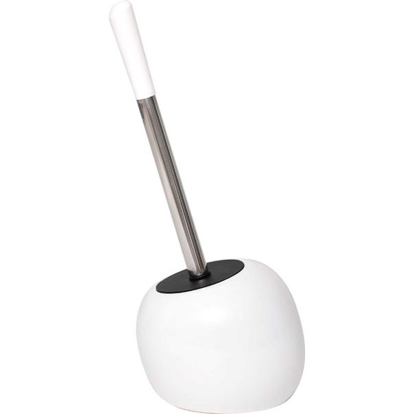 TENDANCE Wc četka Dolomit pebble 39x15 cm keramika bela