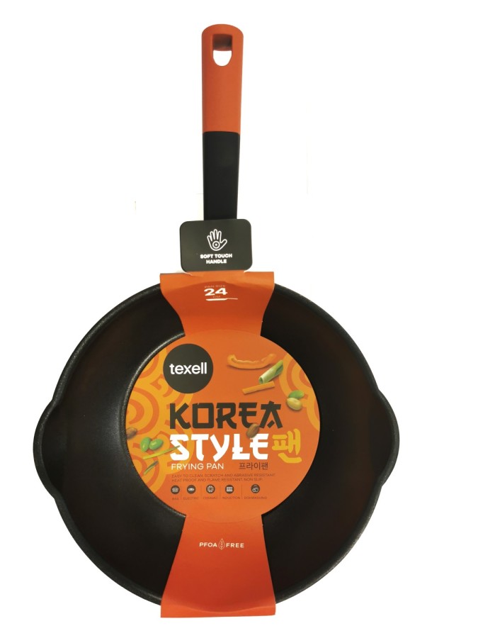 TIGANJ WOK TEXELL KOREA STYLE 24CM TPKS-W24