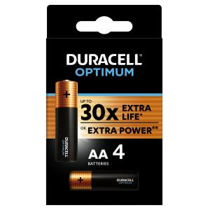 DURACELL Optimum baterija AA 4kom