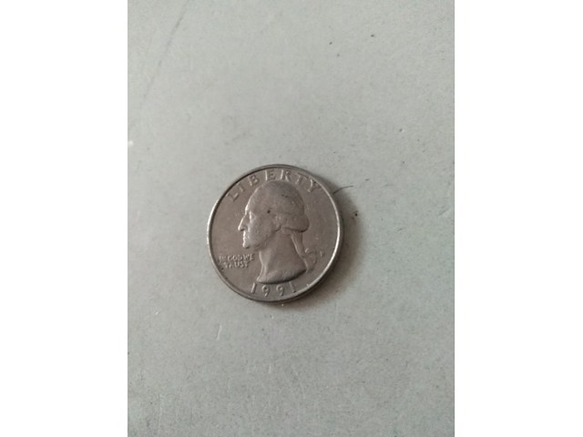 Quarter dollar USA  P ,1991.