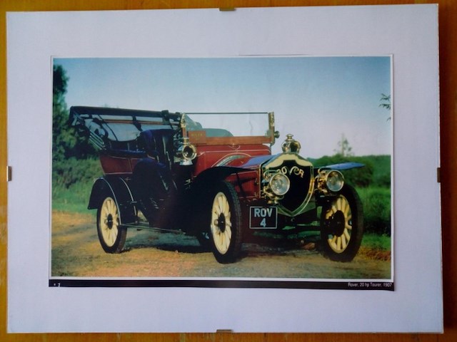 Foto u ramu, Rover, 20hp Tourer, 1907