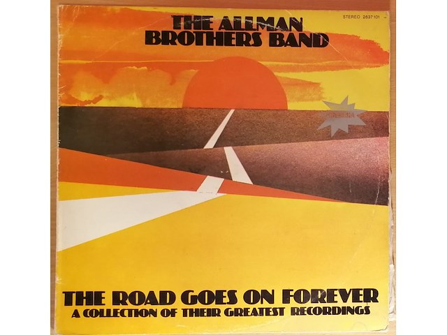 2LP ALLMAN BROTHERS - The Road Goes On Forever, 8.press