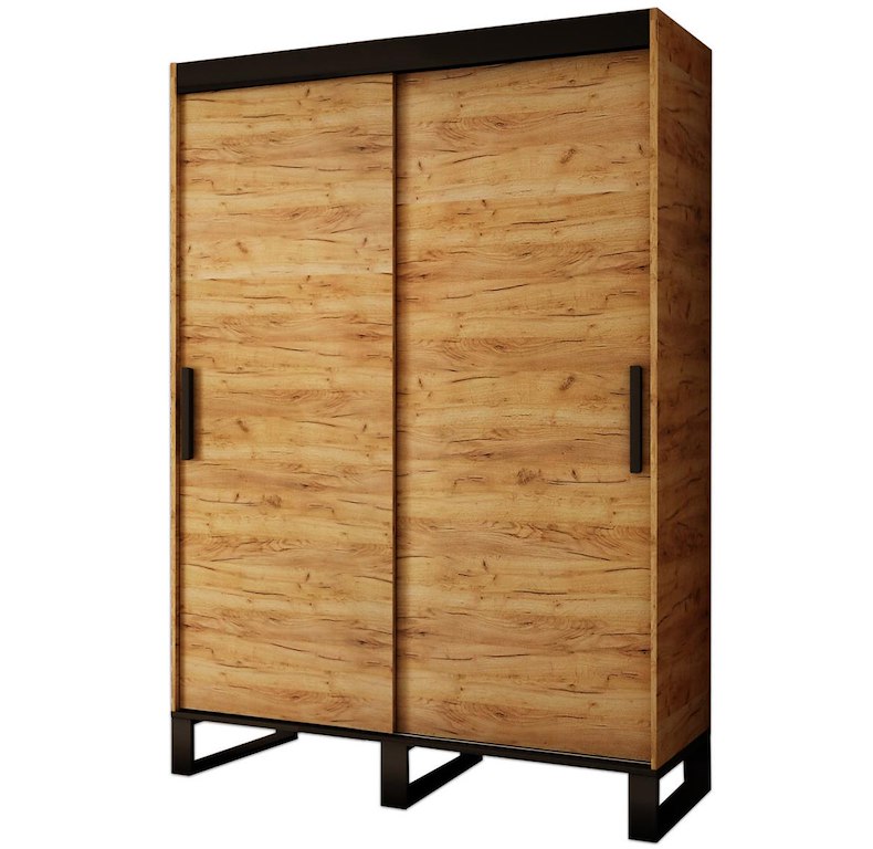 Ormar Loft 2 vrata 150,5,5x62x212 cm zlatni hrast