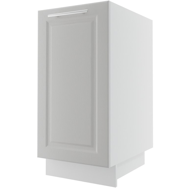 Kuhinjski element Emporium 40cm 1 vrata svetlo siva/bela