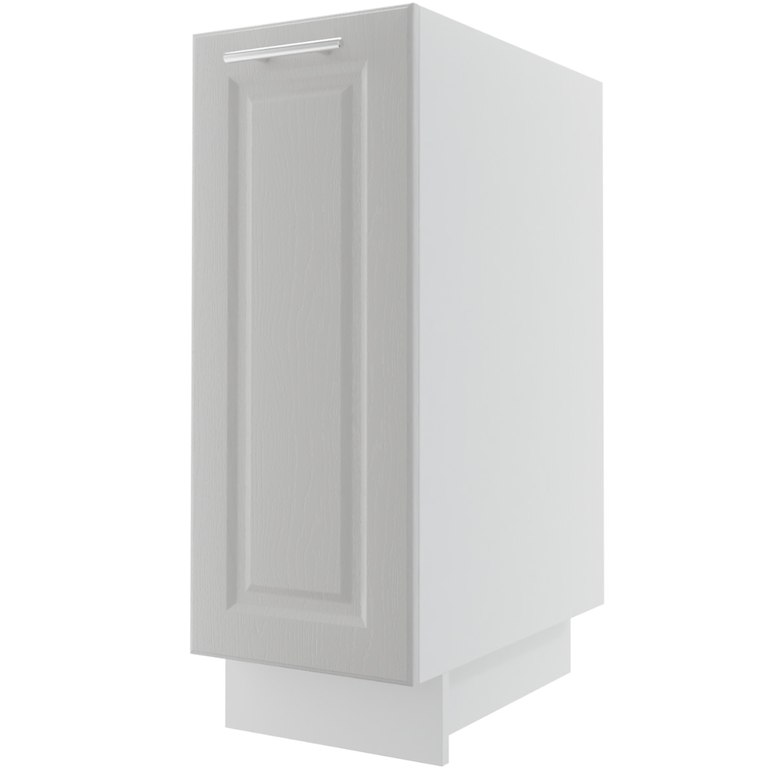 Kuhinjski element Emporium 30cm 1 vrata svetlo siva/bela