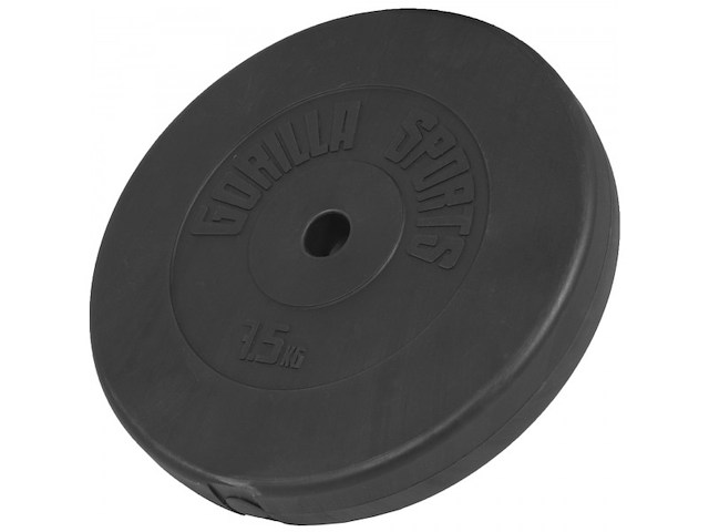 GORILLA SPORTS Teg obložen plastikom (7,5 kg)