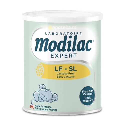 Modilac EXPERT LF – SL, adaptirano mleko za bebe, za uzrast odojčadi od rođenja, 400gr