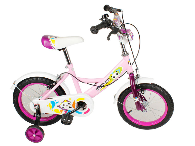 Dečiji bicikl 14 ljubičasto-rozi