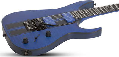 Schecter Banshee GT FR Satin Trans Blue (STBLU) SKU #1520