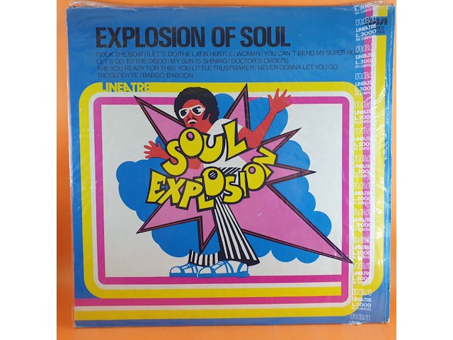 Various ‎– Explosion Of Soul, Vol. 1, LP, Italy