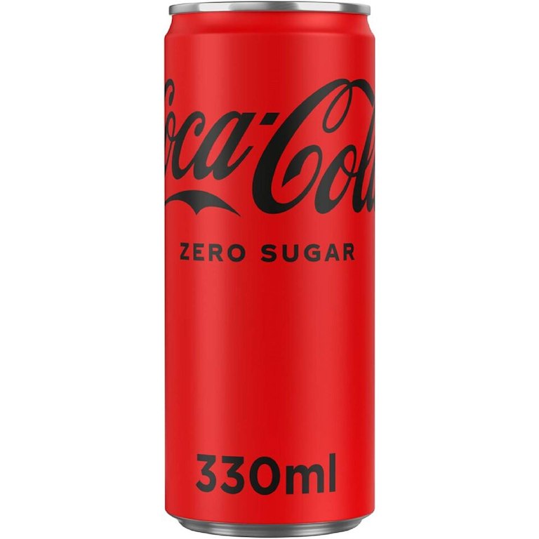 Coca cola zero sok 0.33l can sleek