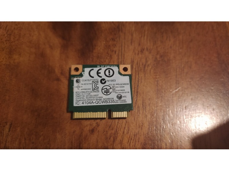 Wireless kartica QCW335 , skinuta sa Dell 17-5748