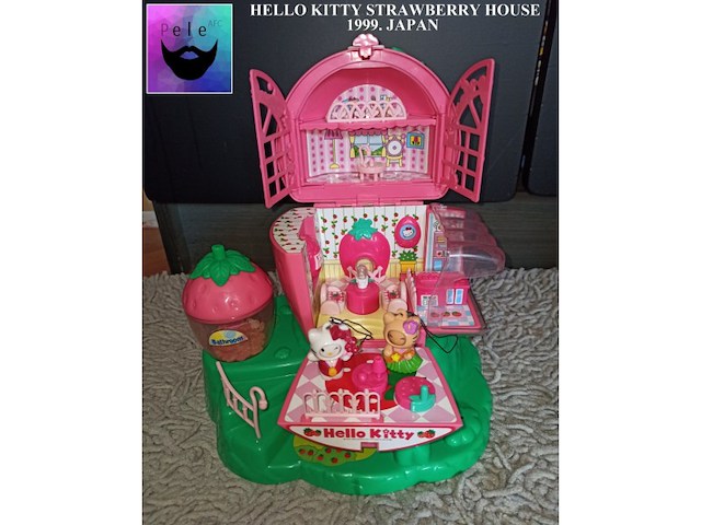 Hello Kitty Strawberry House 1999. - RARITET