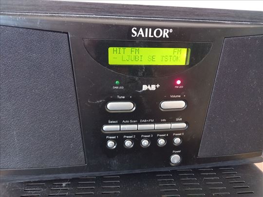 DAB+ I FM 87mhz do 108mhz sailor