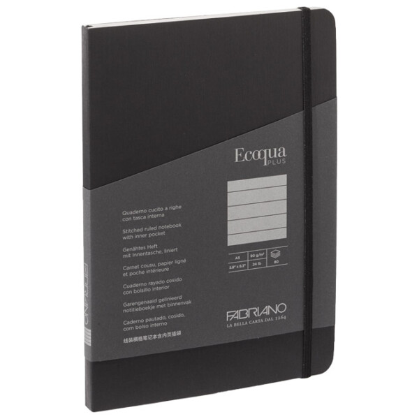 Fabriano Notebook Ecoqua Plus 14×21/80L 90g 19621008