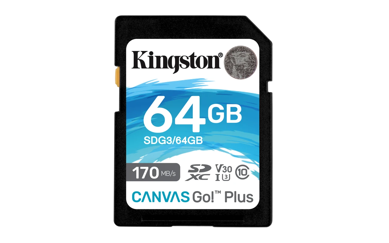 Kingston Canvas Go Plus 64GB (SDG3/64GB) memorijska kartica SDXC class10