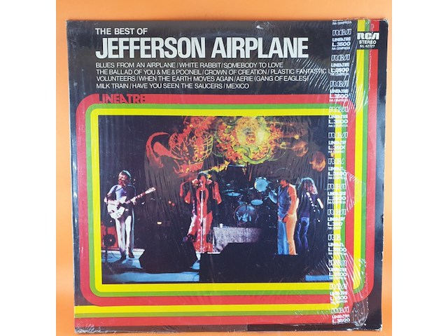 Jefferson Airplane ‎– The Best Of, LP, Italy
