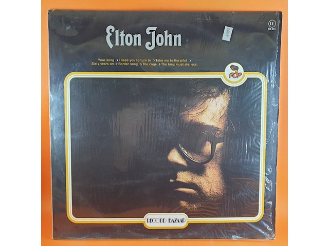 Elton John ‎– Elton John, LP, Italy