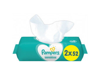 PAMPERS WIPES BABY SENS.DUO PACK 2x52 8001841062334