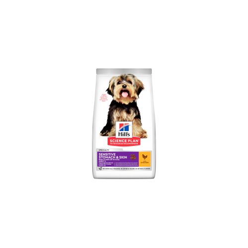 Hill's™ Science Plan™ Pas Adult Small & Miniature Sensitive Skin & Stomach Piletina, 1,5 kg