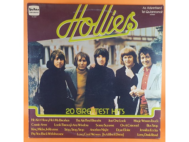 The Hollies ‎– 20 Greatest Hits, LP, Canada