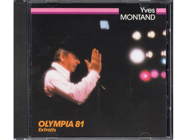 Yves Montand ‎– Olympia `81` Extraits  CD
