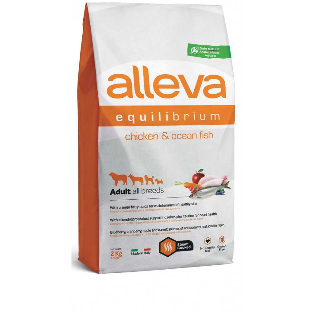 Alleva hrana za pse EQUILIBRIUM Adult All Breeds - piletina i okeanska riba 12kg