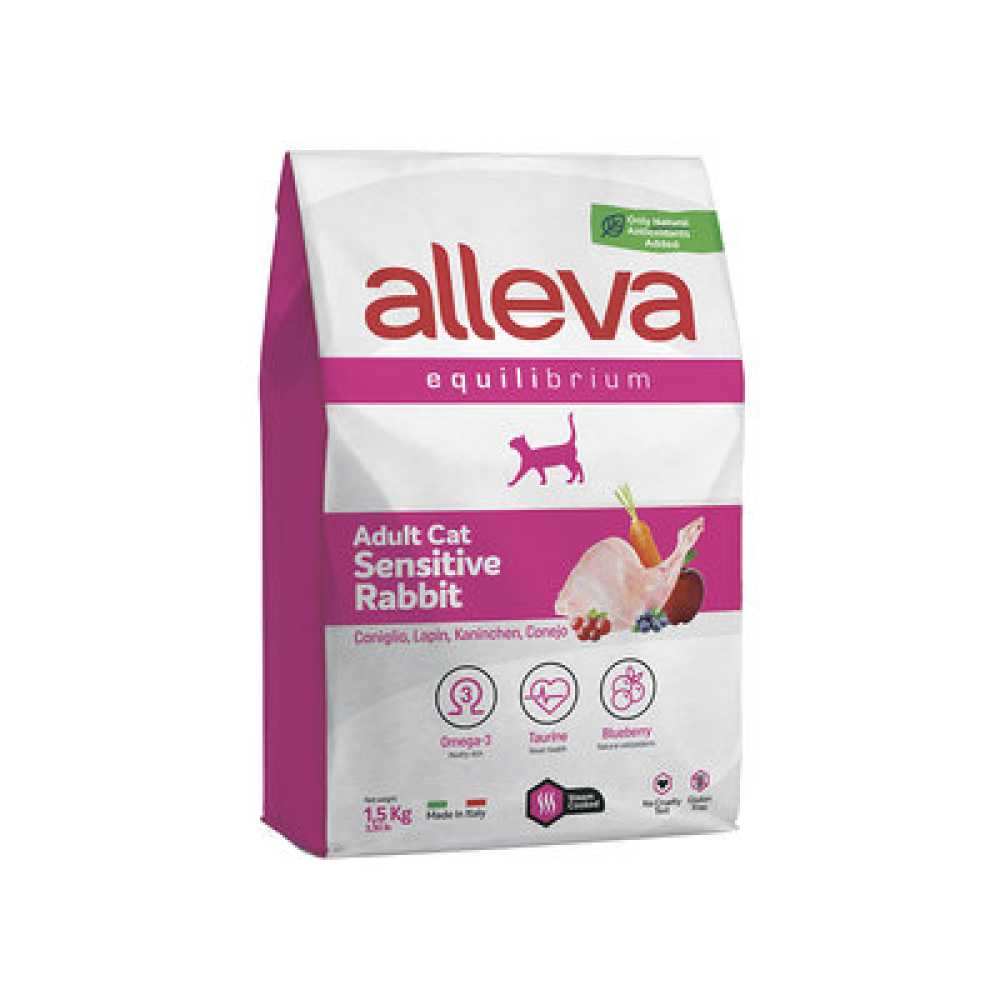 Alleva hrana za mačke EQUILIBRIUM SENSITIVE Adult - zečetina 1.5kg