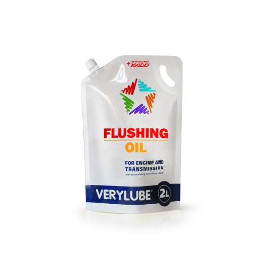 Flushing oil for engines and transmissions