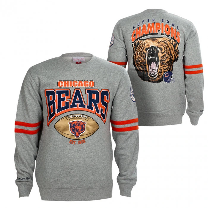 Chicago Bears Mitchell & Ness All Over Print Crew duks