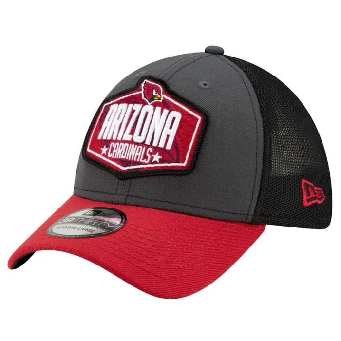 Arizona Cardinals New Era 39THIRTY Trucker 2021 NFL Official Draft kačket