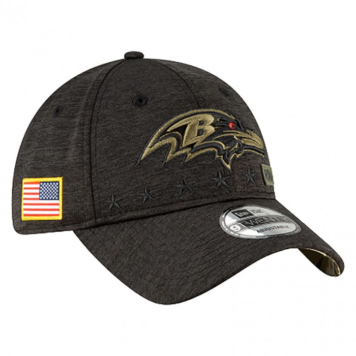 Baltimore Ravens New Era 9TWENTY NFL 2020 Official Salute to Service kačket