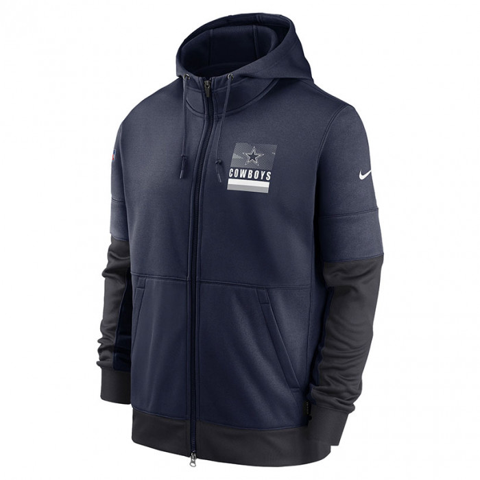 Dallas Cowboys Nike Lockup Therma Full Zip duks sa kapuljačom