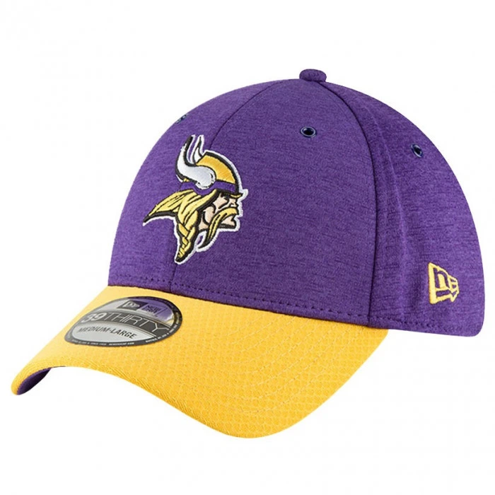 Minnesota Vikings New Era 39THIRTY 2018 NFL Official Sideline Home kačket