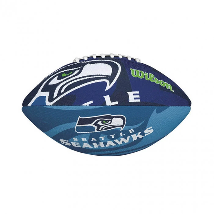 Seattle Seahawks Wilson Team Logo Junior lopta za američki fudbal