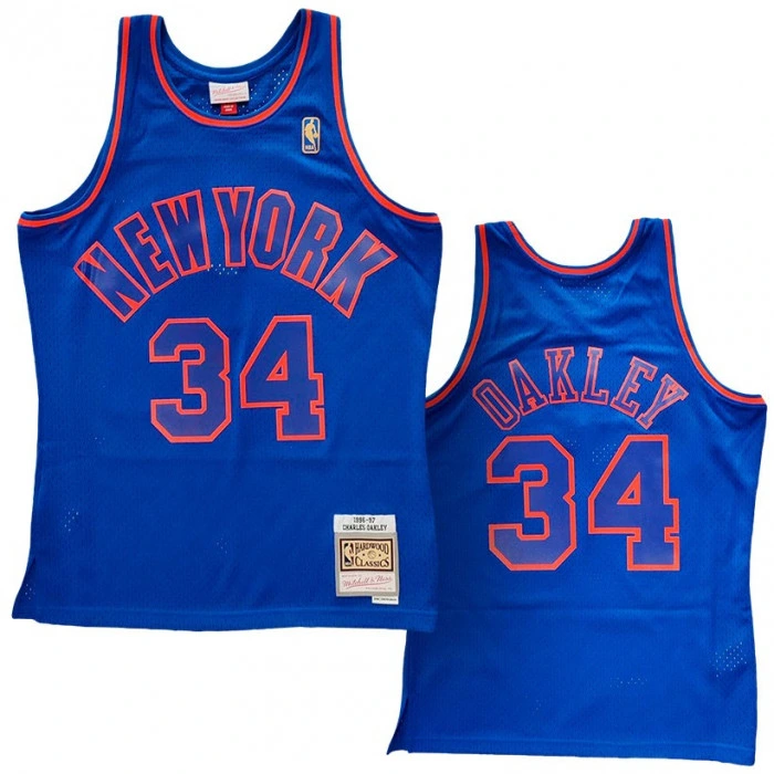 Charles Oakley 34 New York Knicks 1996-97 Mitchell & Ness Swingman dres