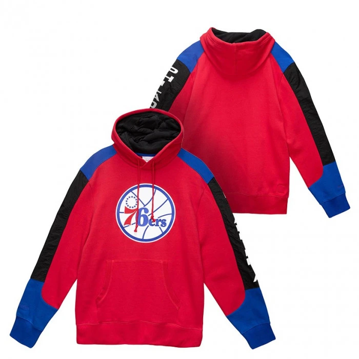 Philadelphia 76ers Mitchell & Ness Fusion duks sa kapuljačom