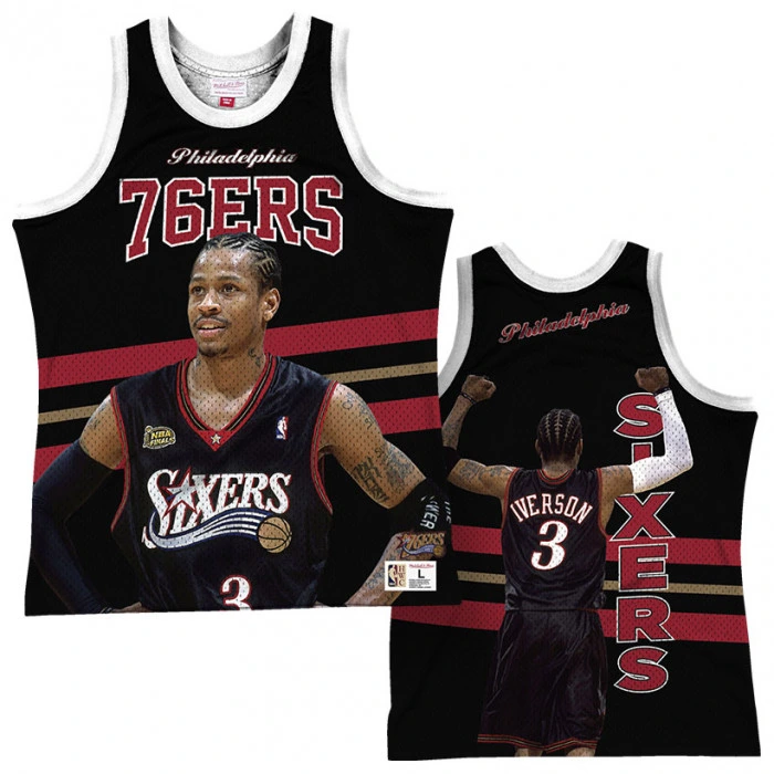 Allen Iverson 3 Philadelphia 76ers Mitchell & Ness Behind the Back Player Tank Top majica