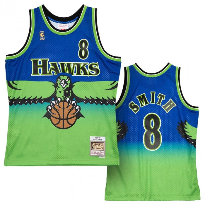 Steve Smith Atlanta Hawks 1996-97 Mitchell & Ness Reload 2.0 Swingman dres