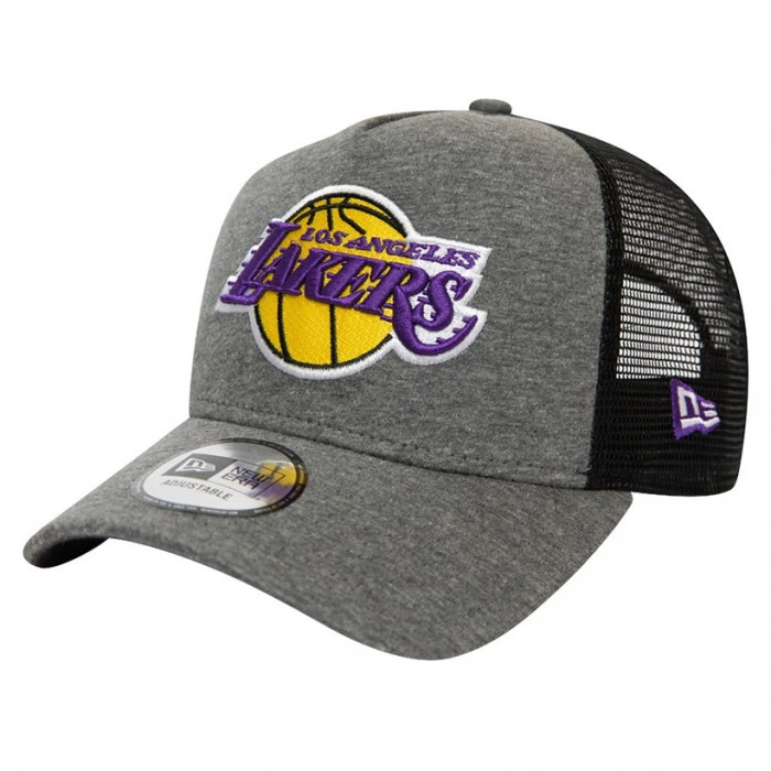 Los Angeles Lakers New Era 9FORTY A-Frame Trucker Jersey Essential kačket