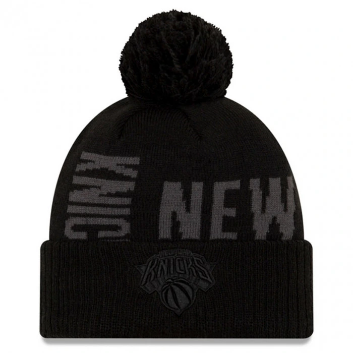 New York Knicks New Era 2019 Tip Off Black Tonal zimska kapa