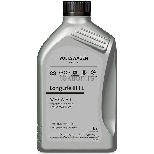 VW Long Life III FE 0W30 motorno ulje 1Lit