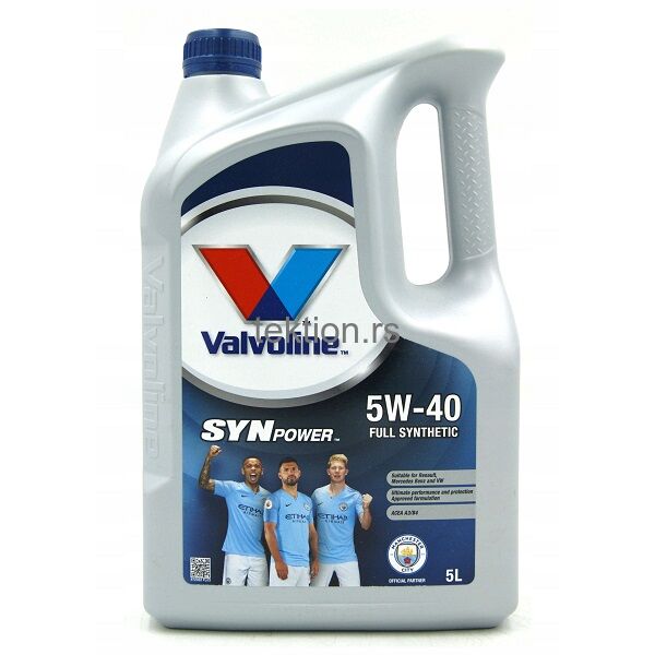 Valvoline SynPower 5W40 sintetičko motorno ulje 5Lit